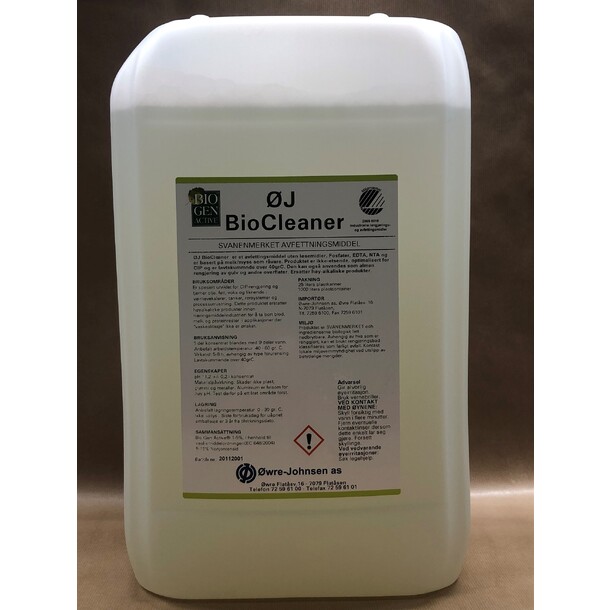 ØJ BioCleaner 25 liter - Øwre-Johnsen AS