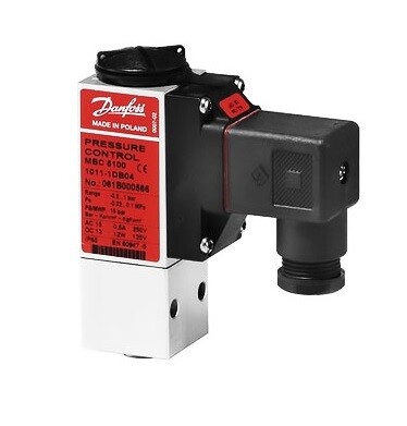 Danfoss blokktransmitter MBS 5100,4-20mA 0/10bar, Plugg PG11, flens ...